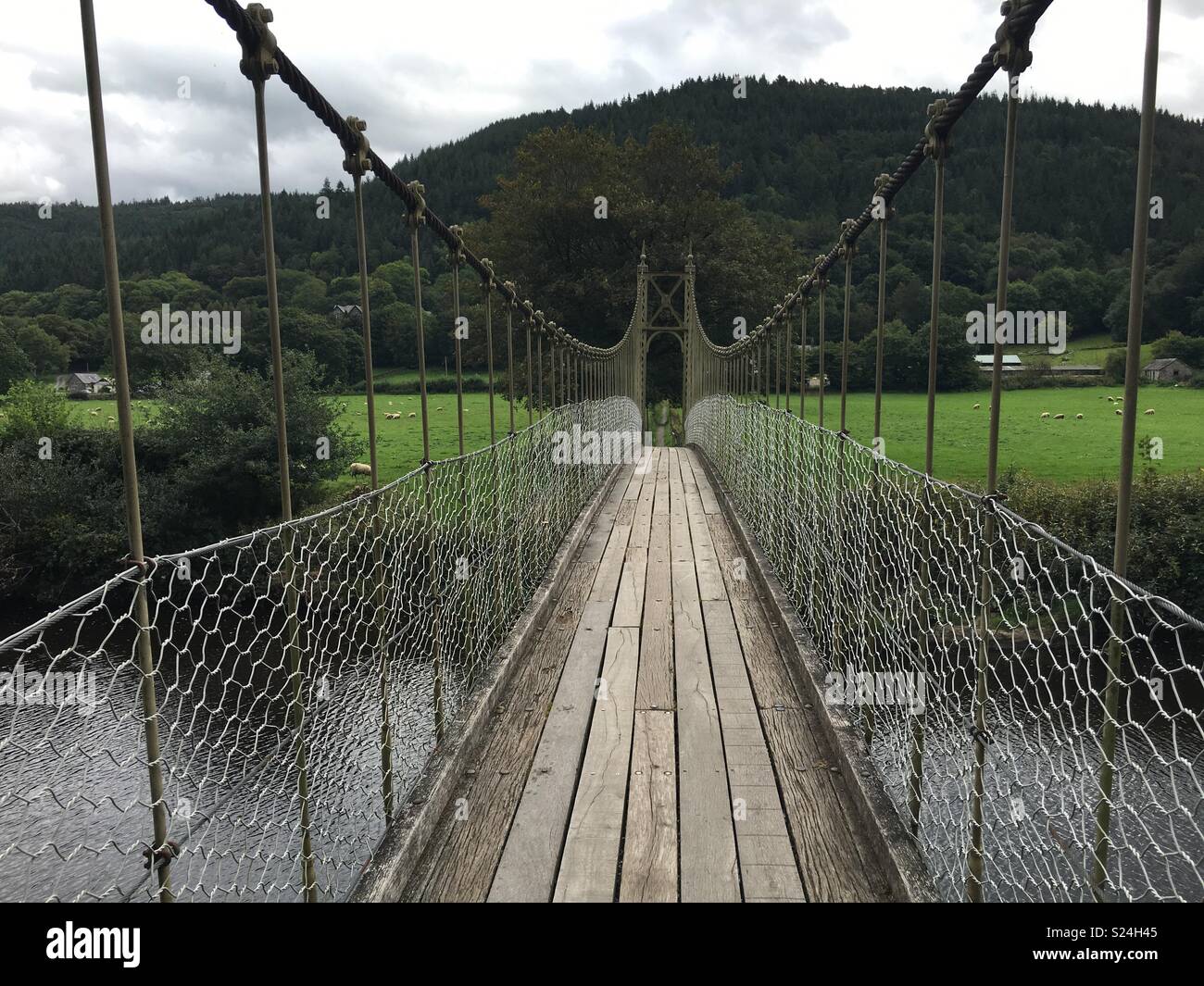 Bridge in Wales Stock Photo - Alamy