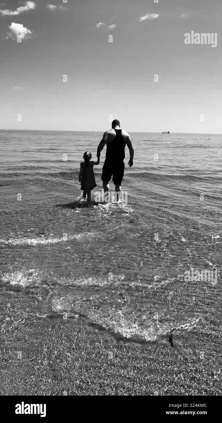 Father and Daughter Stock Photo - Alamy