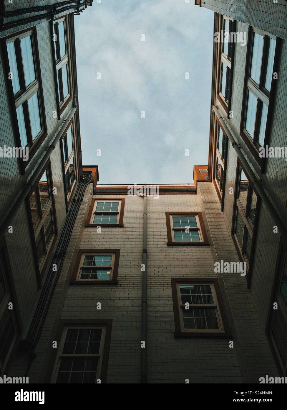 Building and sky Stock Photo - Alamy