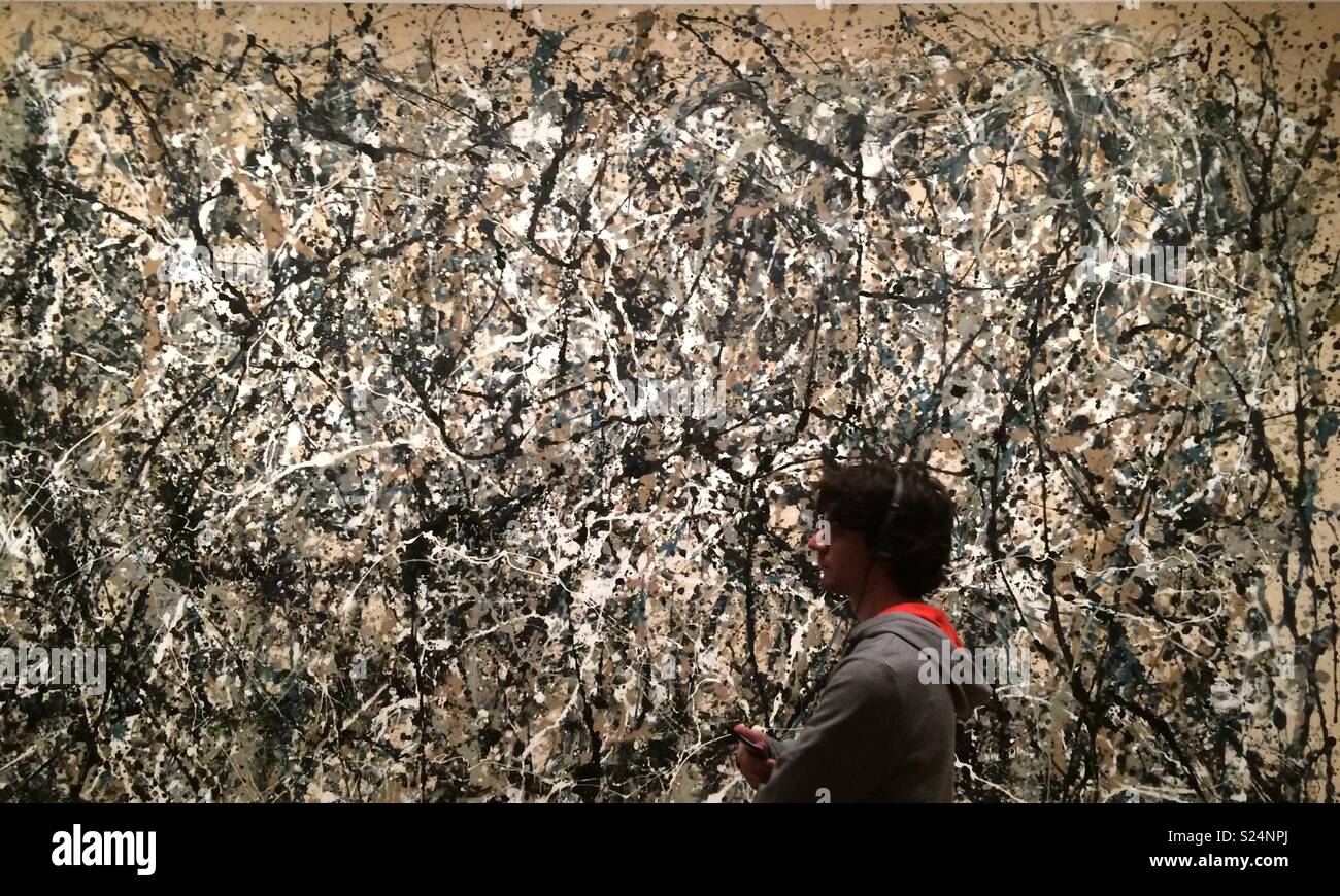 Museum Of Modern Art Jackson Pollock Stock Photos & Museum Of Modern ...