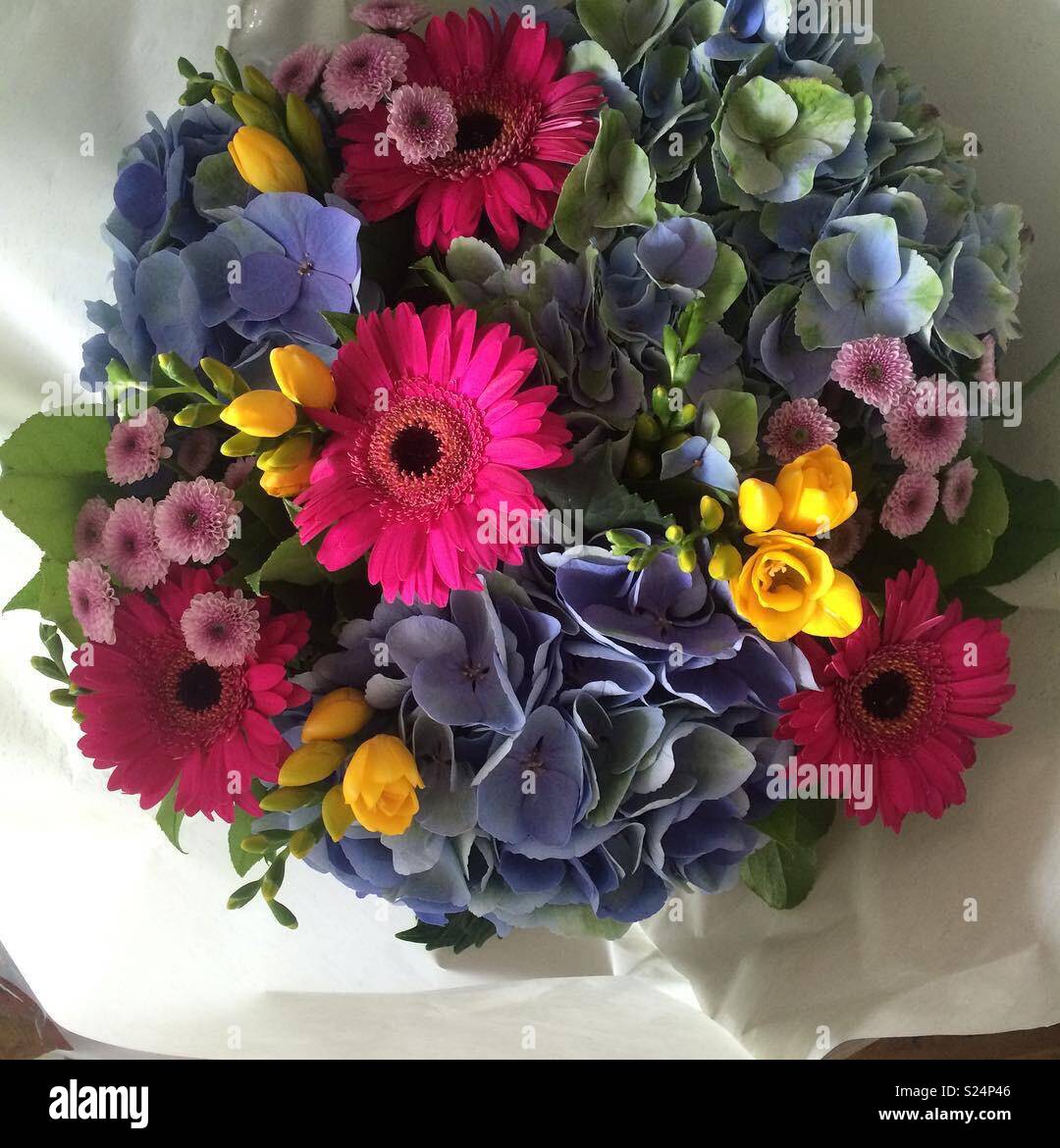 Beautiful bunch of flowers Stock Photo - Alamy