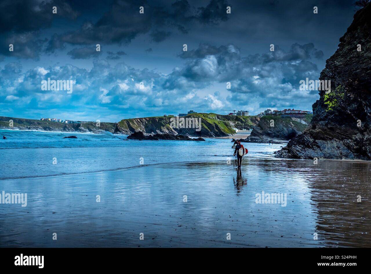 Beach with cliffs Stock Photo - Alamy