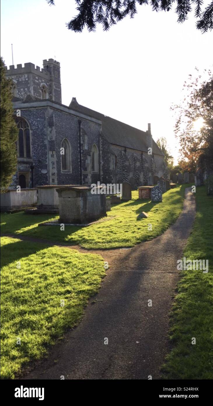 Church side walk Stock Photo - Alamy