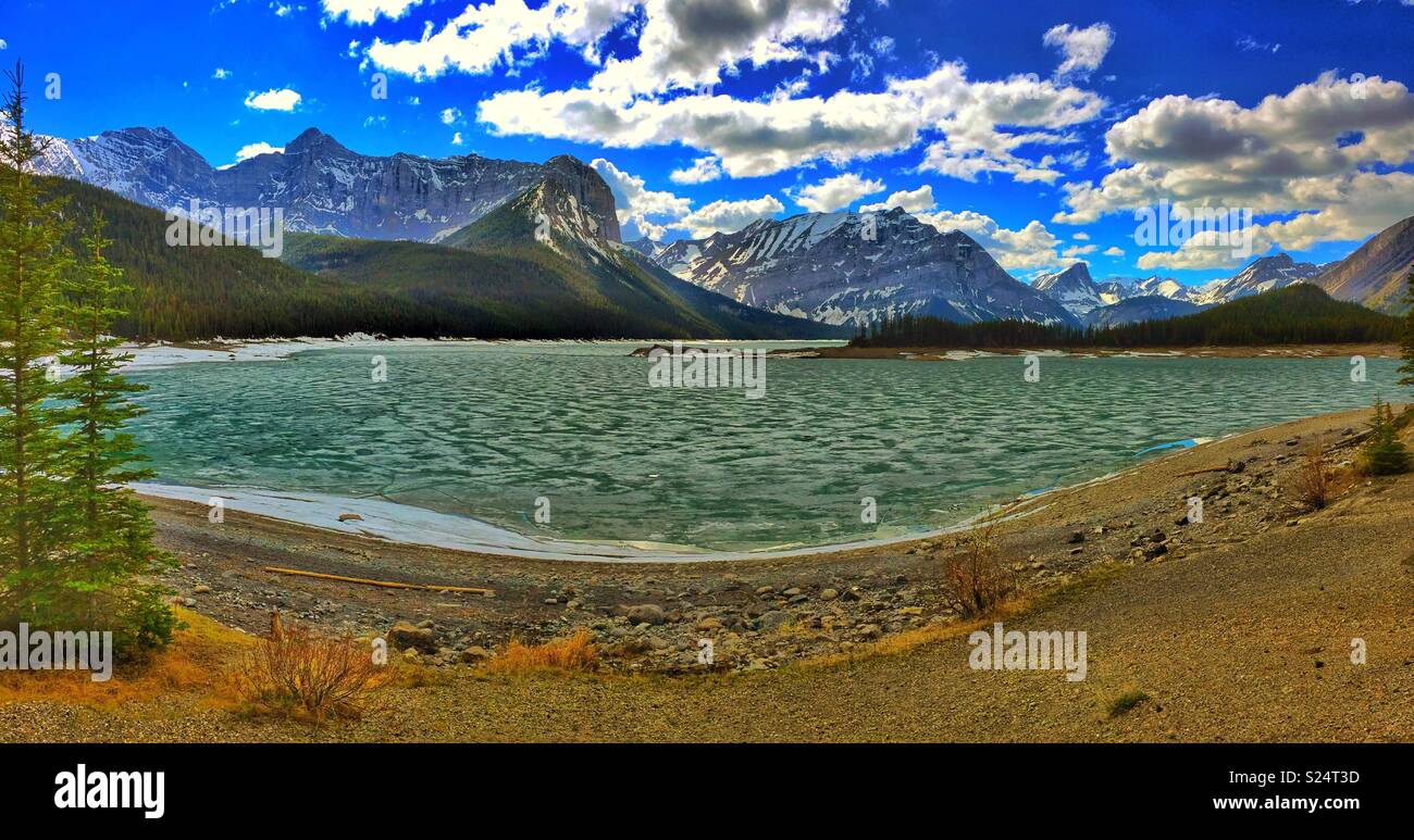 Upper Kananaskis Lake, Peter Lougheed Park Stock Photo - Alamy