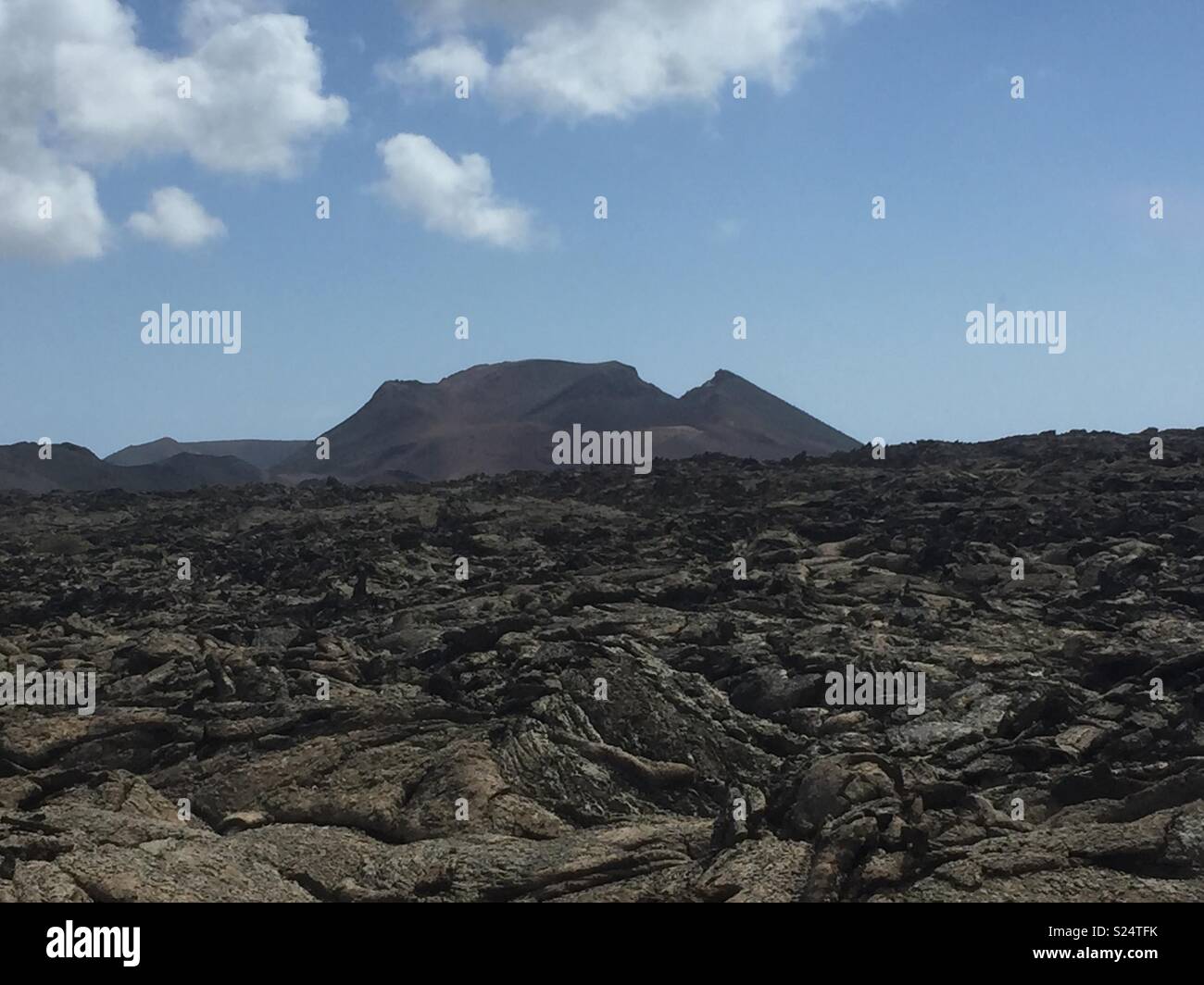 Lanzarote volcano rock Stock Photo - Alamy