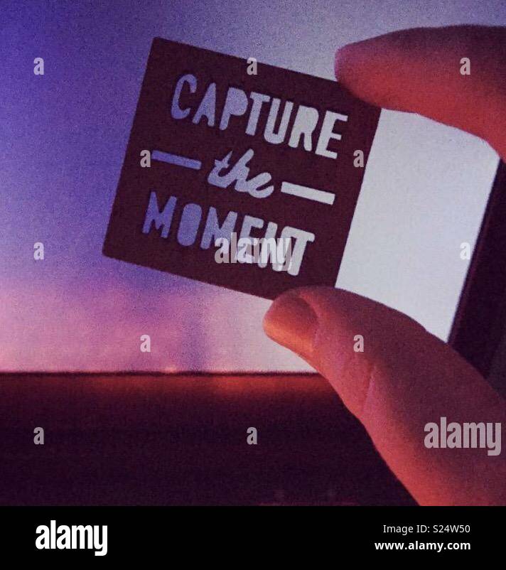 Capture the moment Stock Photo - Alamy