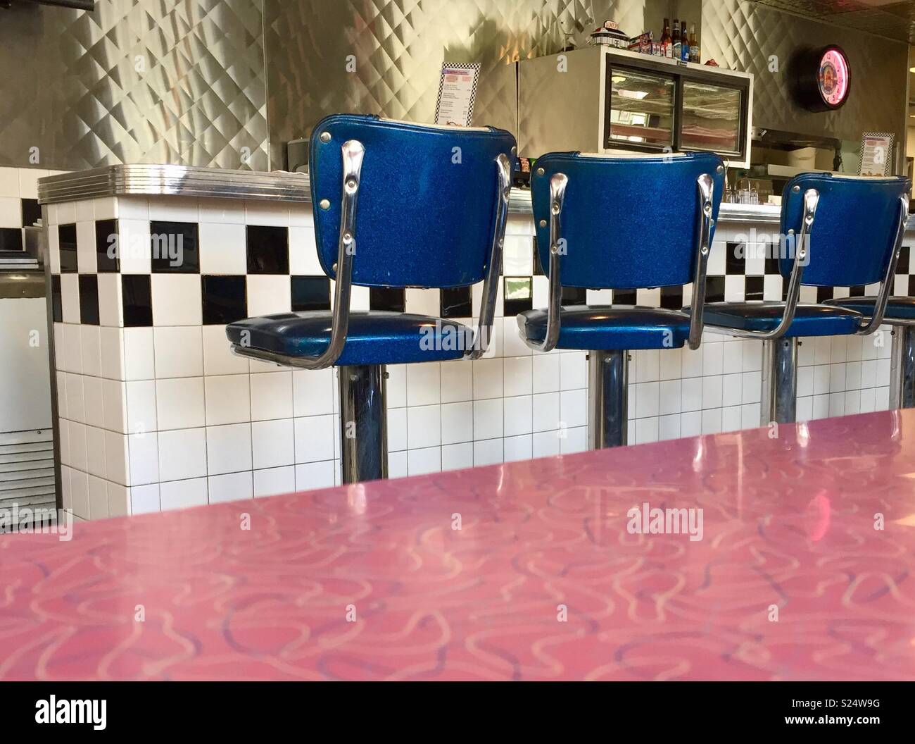Diner interior hi-res stock photography and images - Alamy