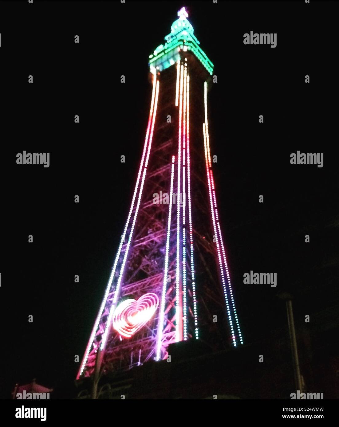 Strictly Come Dancing Blackpool Tower High Resolution Stock Photography ...