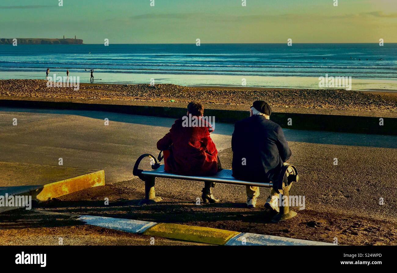 Watching the world go by Stock Photo - Alamy