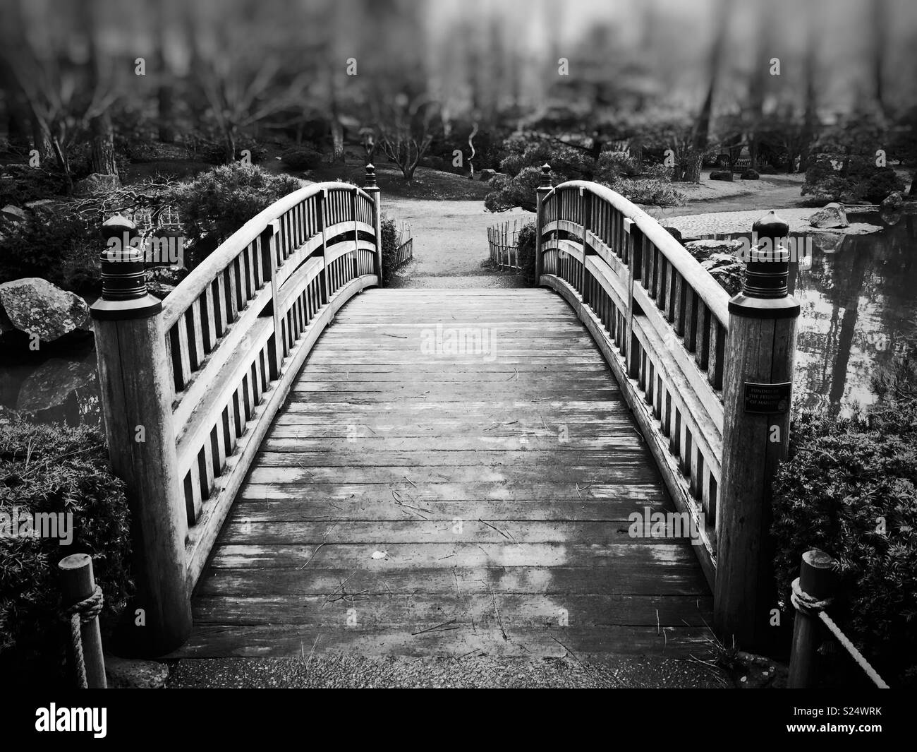 crossing the bridge Stock Photo - Alamy
