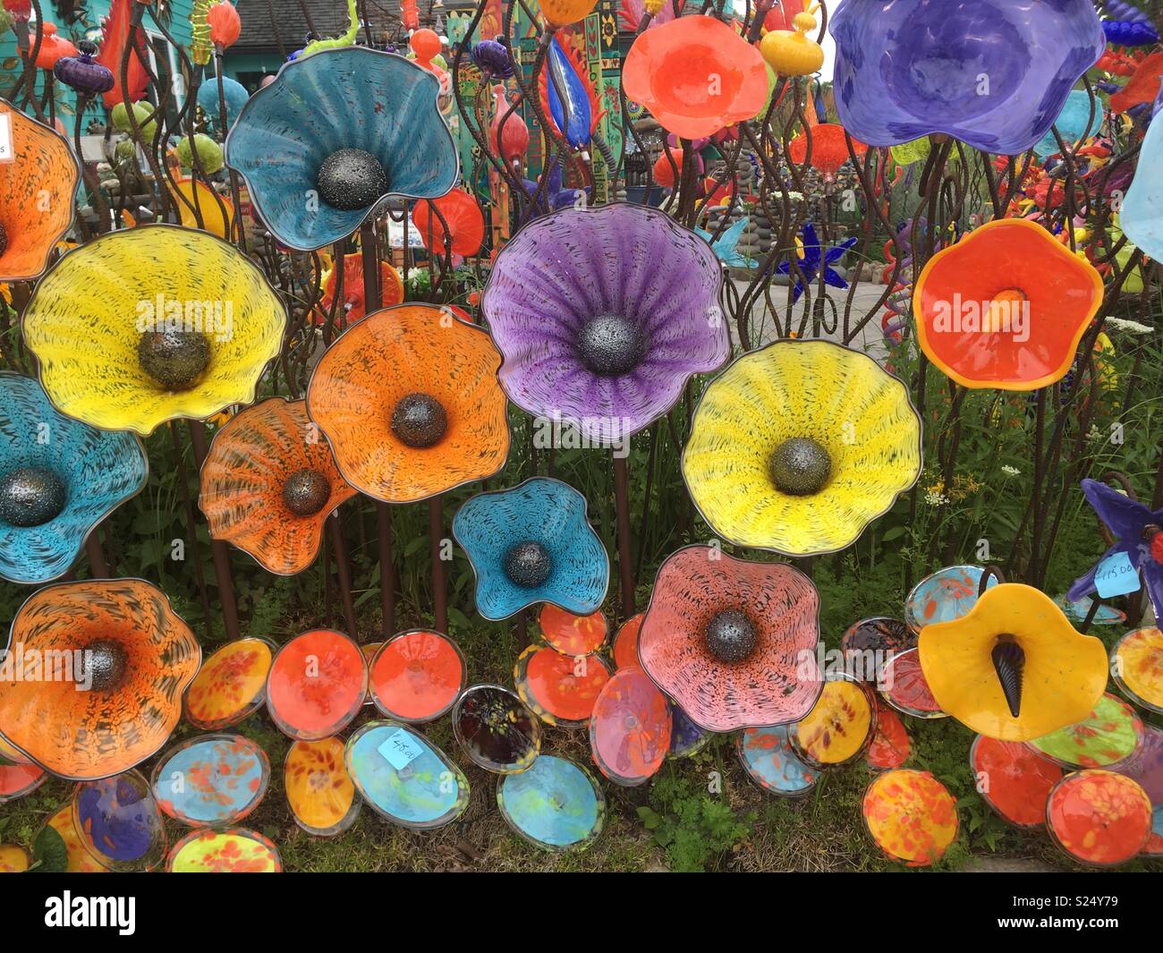 Glass flowers hi-res stock photography and images - Alamy