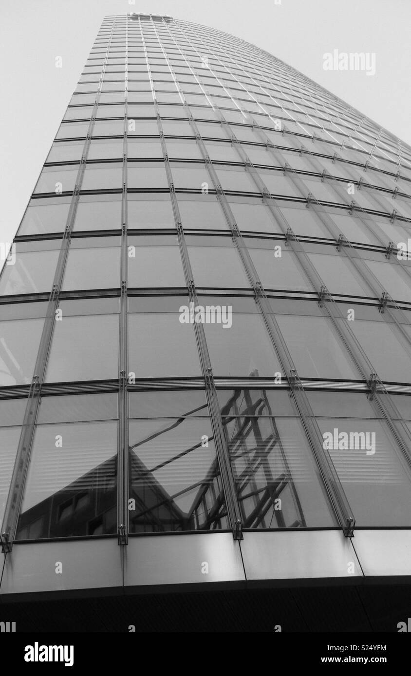 Front of tower block Stock Photo - Alamy
