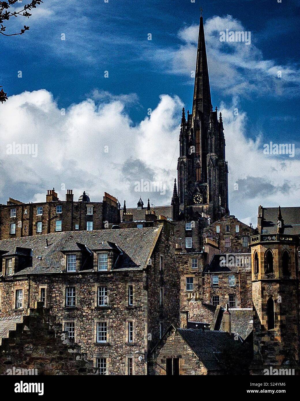Edinburgh steeple hi-res stock photography and images - Alamy