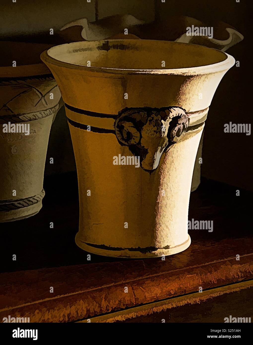 Rams Head Pot late day Sun Stock Photo - Alamy