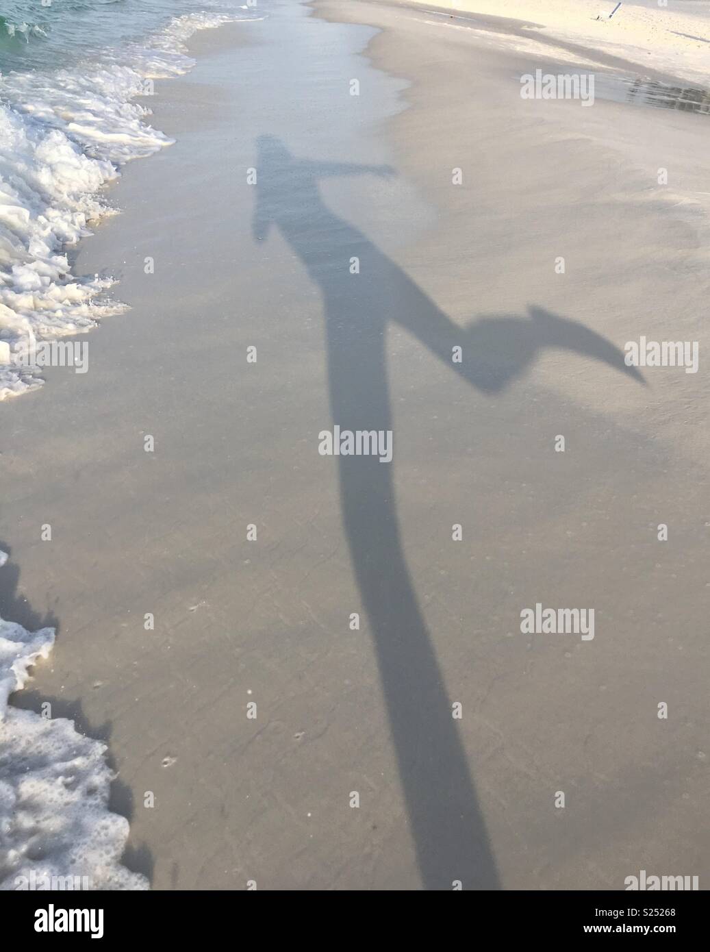 Shadow dancing on the beach Stock Photo - Alamy