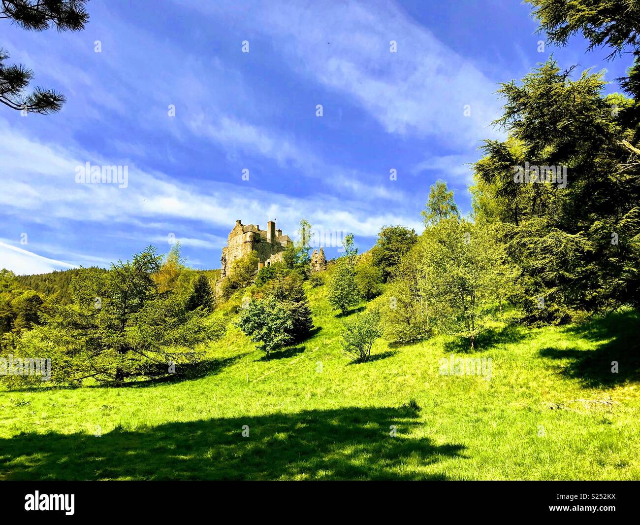 Neidpath Castle, Peebles, Scotland Stock Photo - Alamy