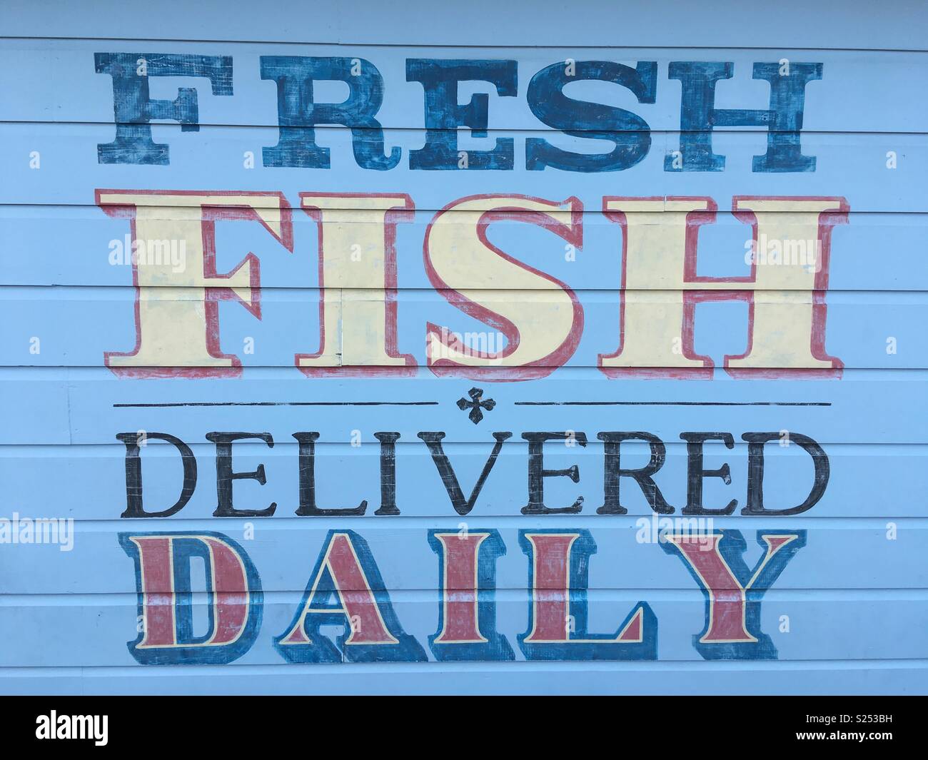 Fish signage hi-res stock photography and images - Alamy