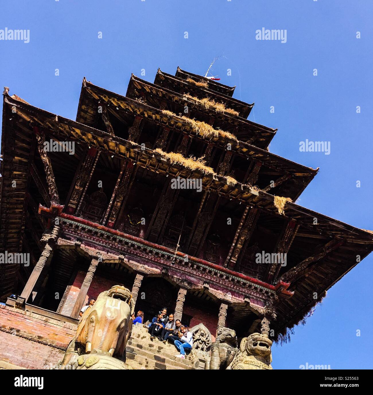 Nyatapola Temple, Bhaktapur, Nepal Stock Photo - Alamy