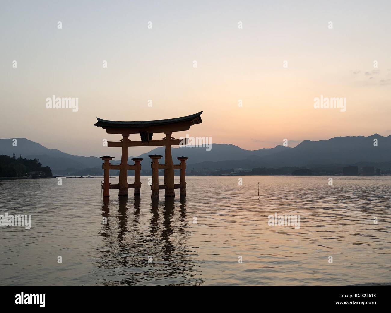 Sunset on Shrine Stock Photo - Alamy