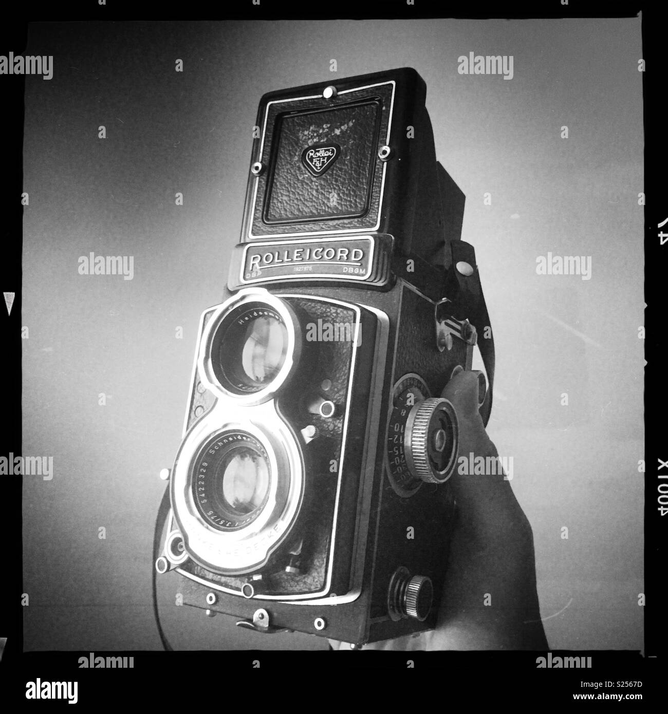 Vintage TLR camera by Rolleicord Stock Photo - Alamy