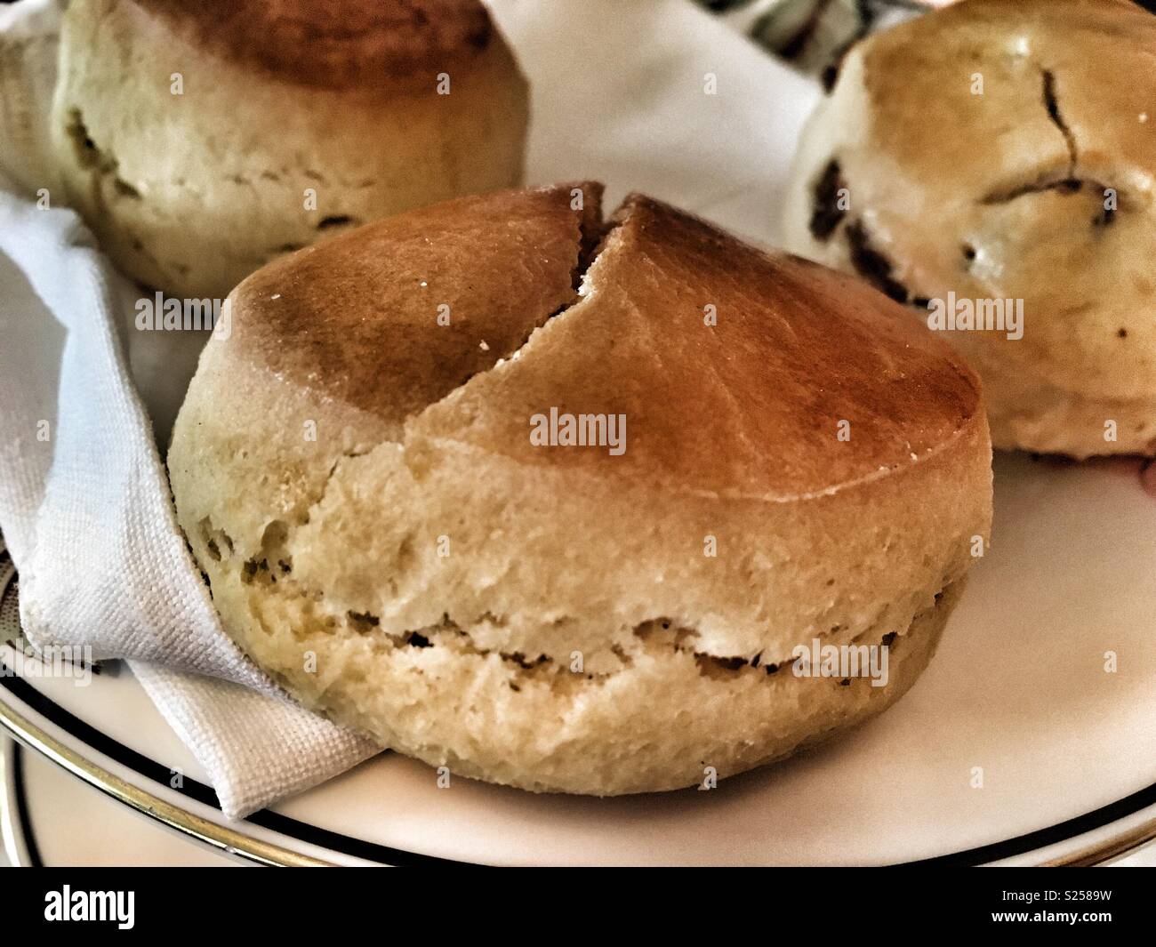 Afternoon tea and scones Stock Photo - Alamy