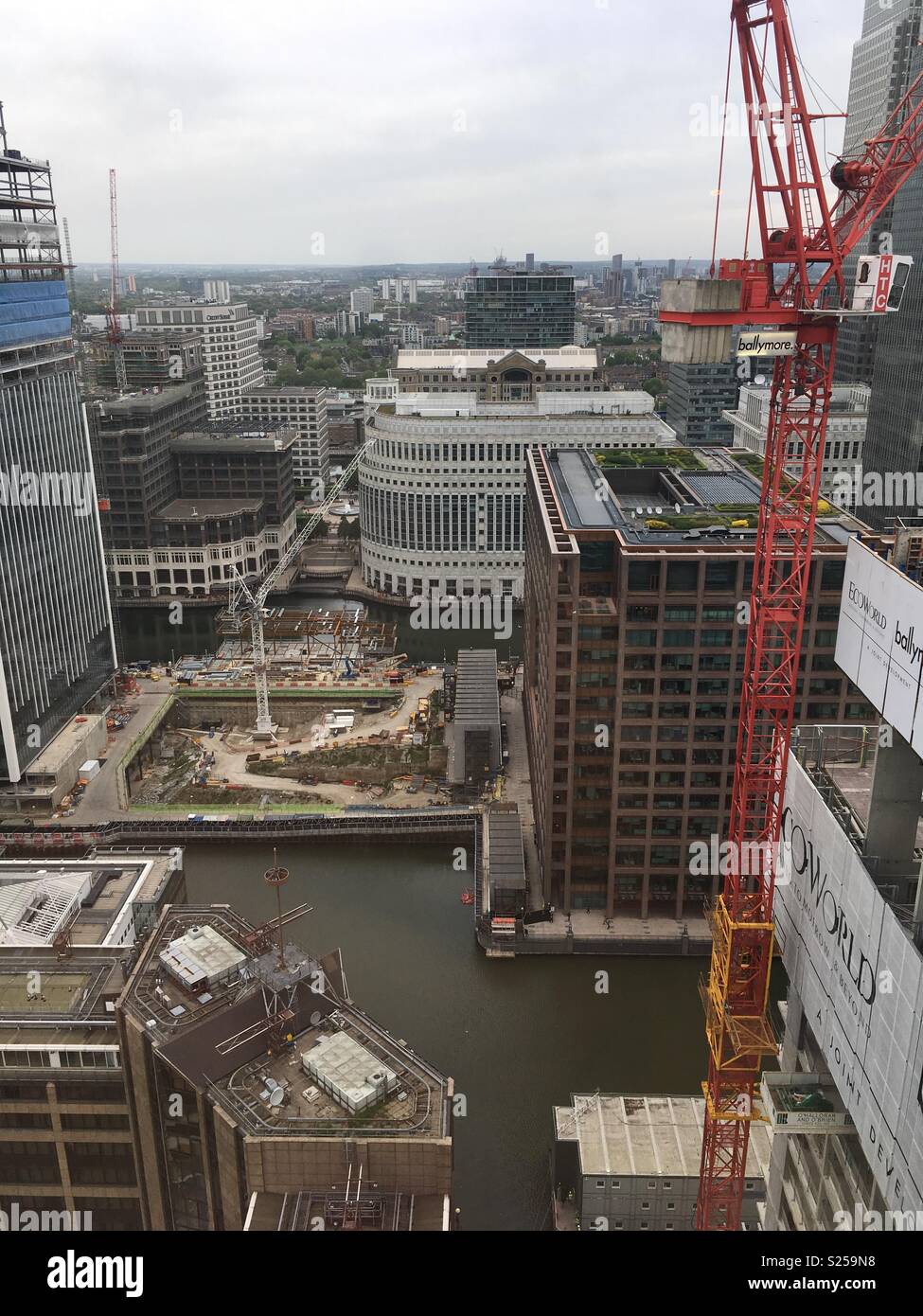 Canary Wharf West Stock Photo - Alamy