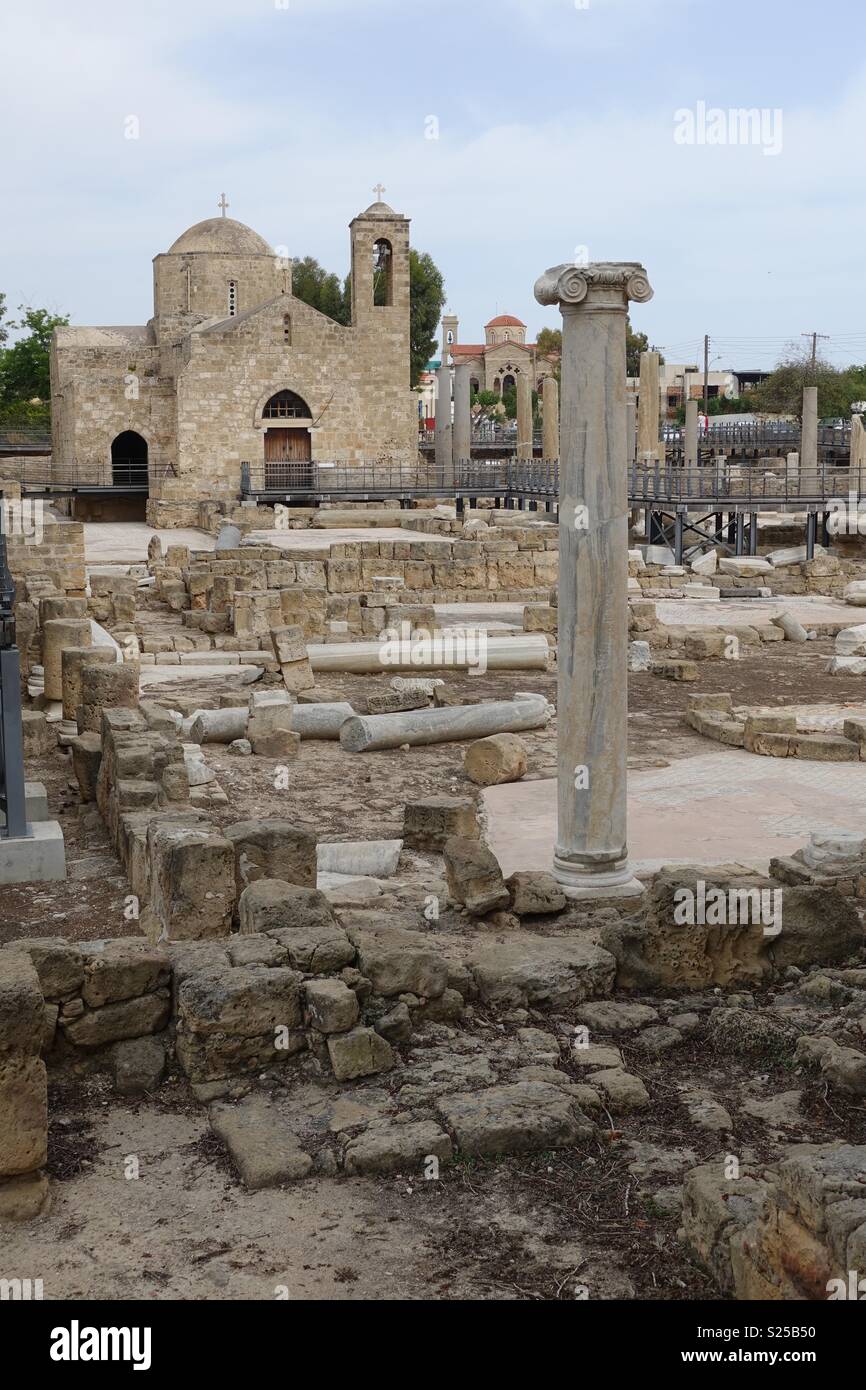 Ruins of paphos hi-res stock photography and images - Alamy