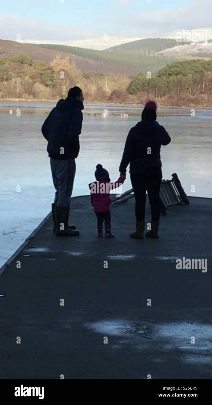 one cold morning walk Stock Photo - Alamy