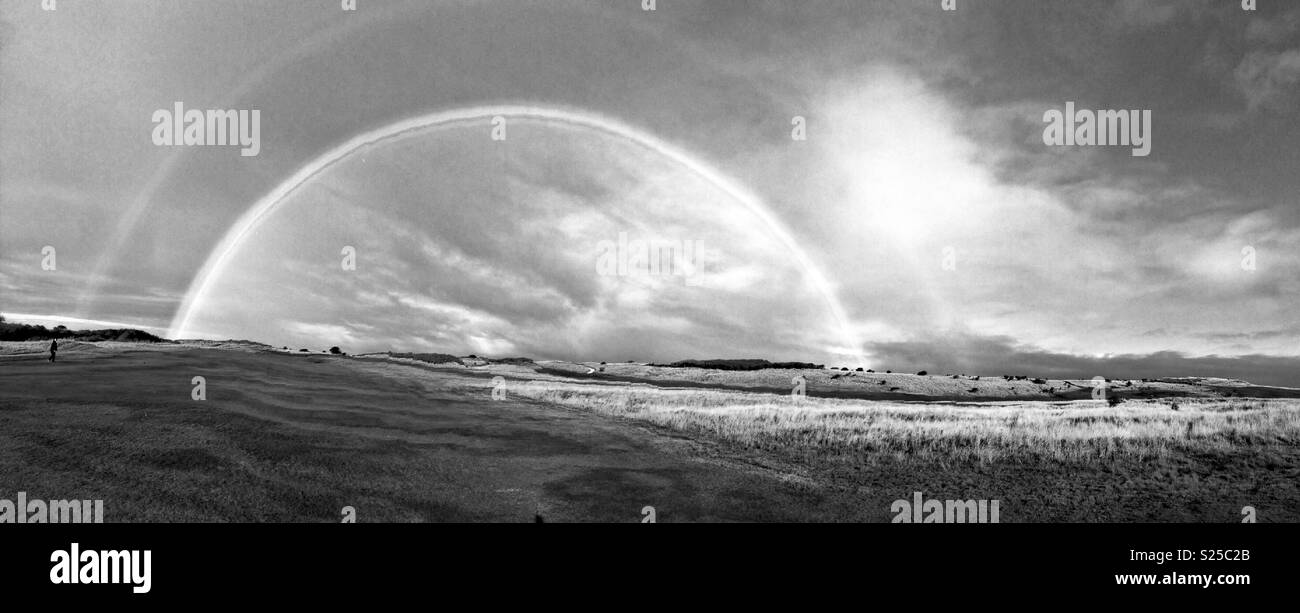 Rainbow and light Stock Photo - Alamy