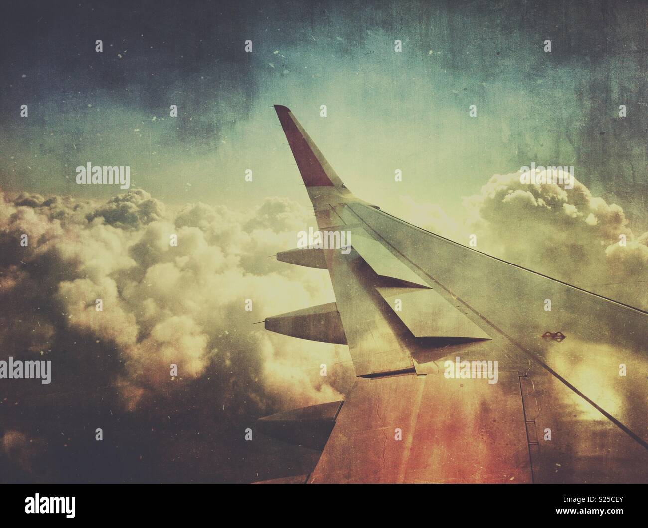 Airplane window view hi-res stock photography and images - Alamy