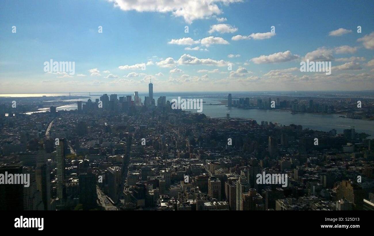 View from Empire State Stock Photo - Alamy
