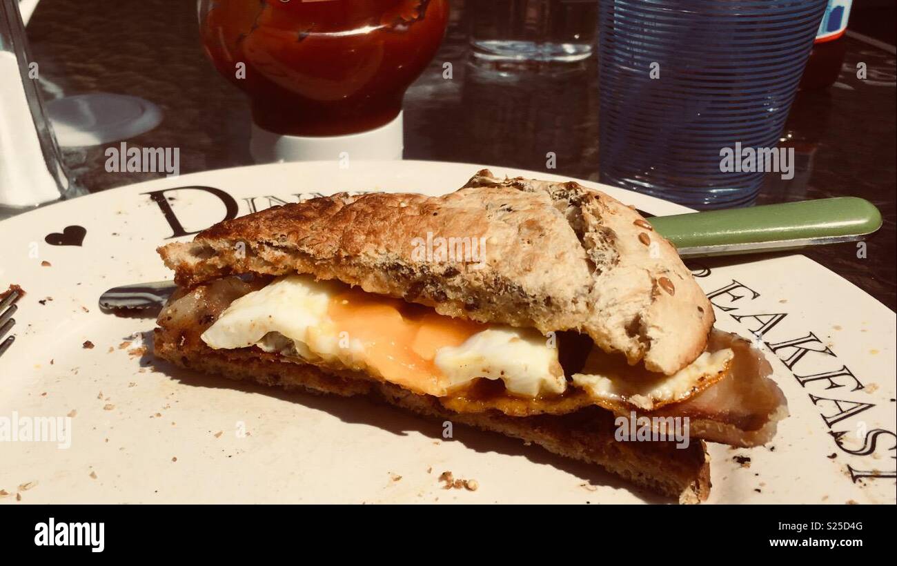 Bacon Butty High Resolution Stock Photography and Images - Alamy