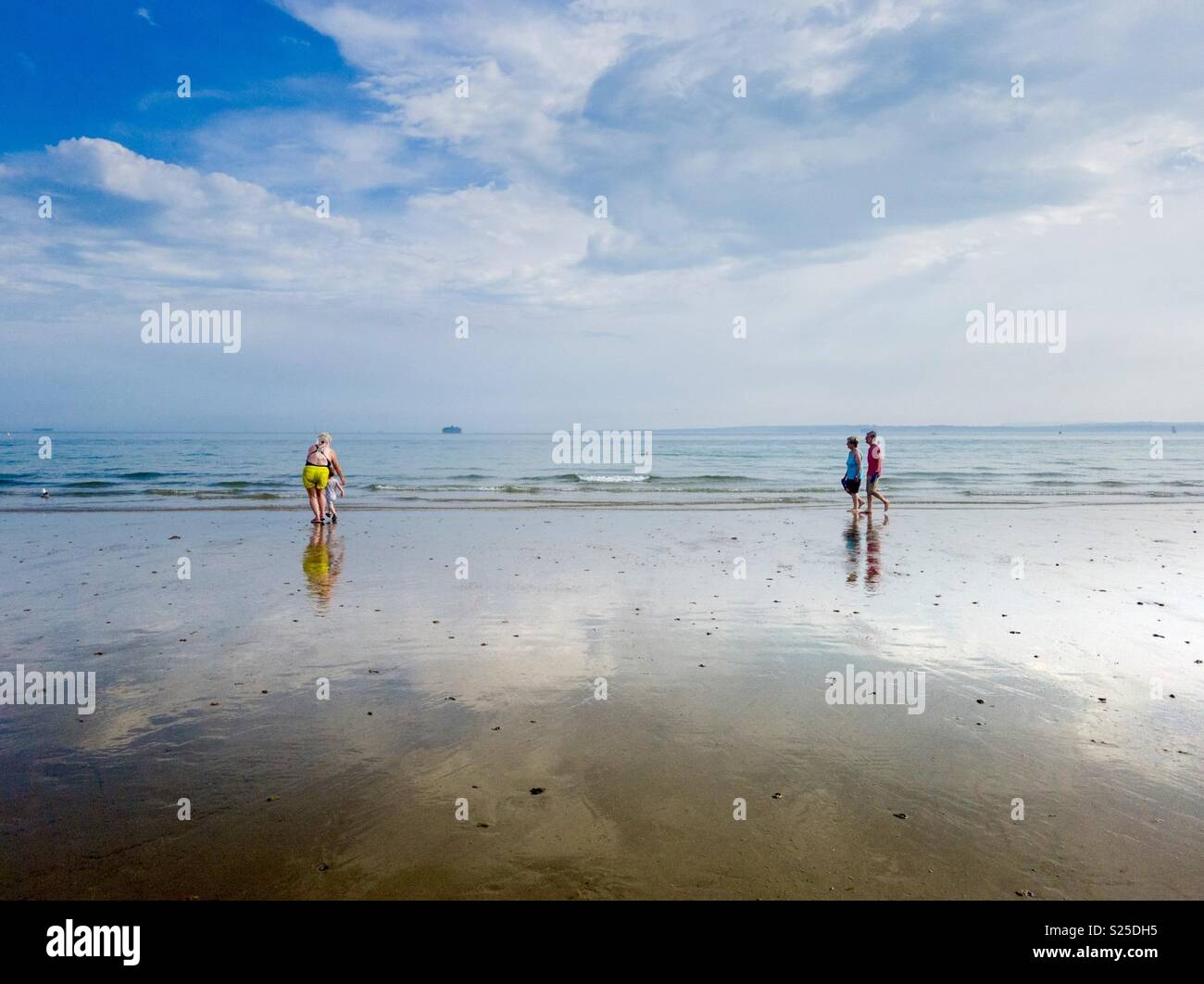People on the Beach Stock Photo - Alamy