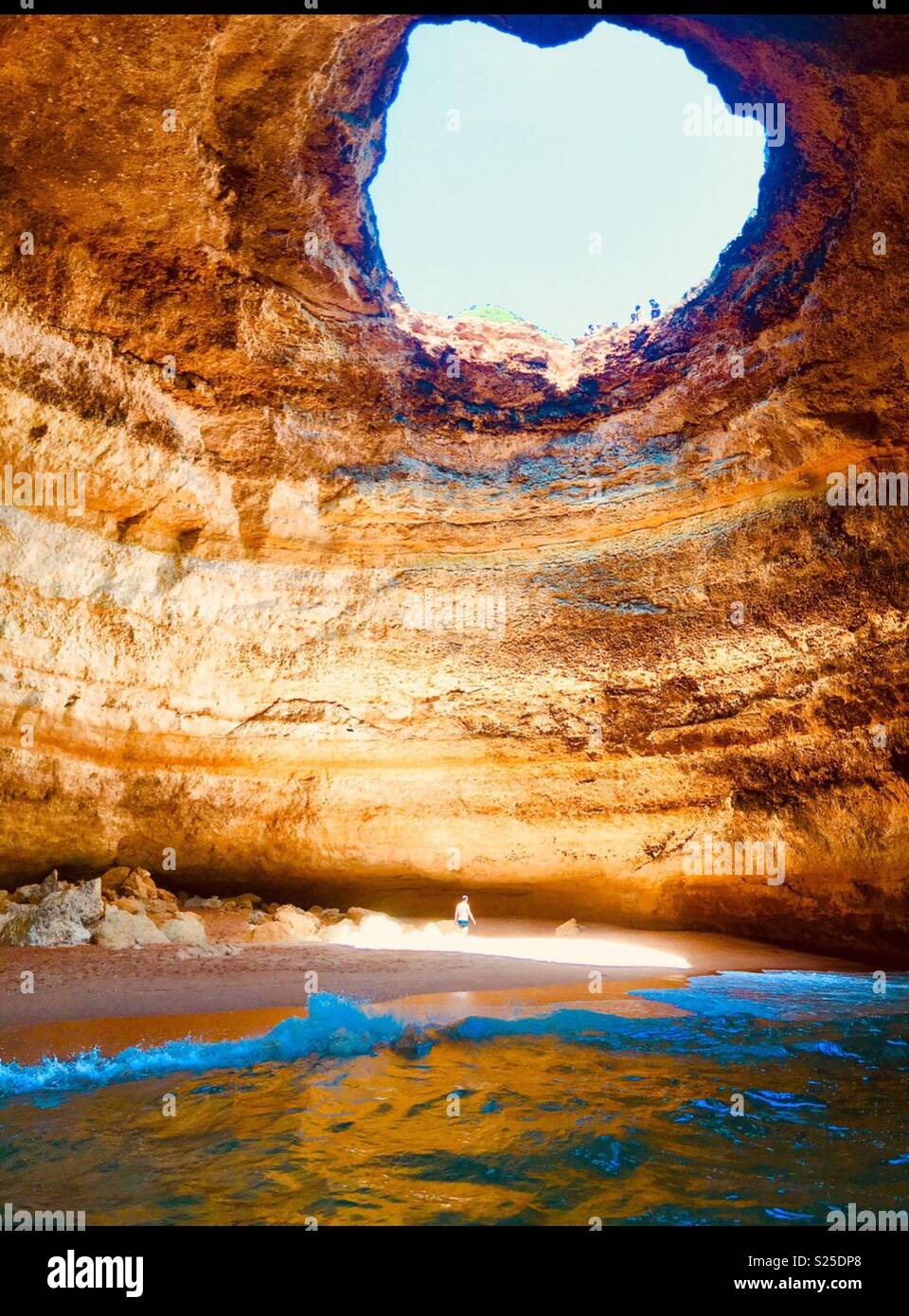 Beautiful caves in the Algarve Stock Photo - Alamy