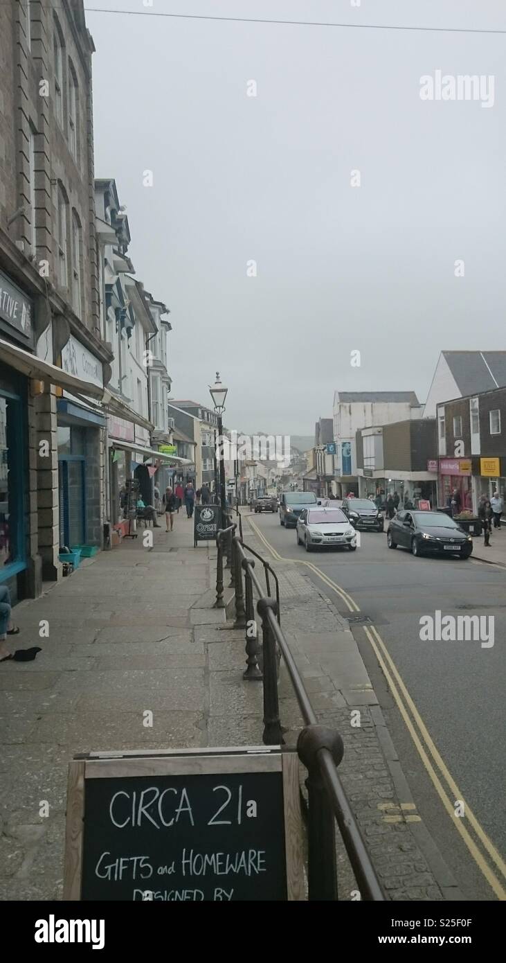 Penzance Street High Resolution Stock Photography and Images - Alamy