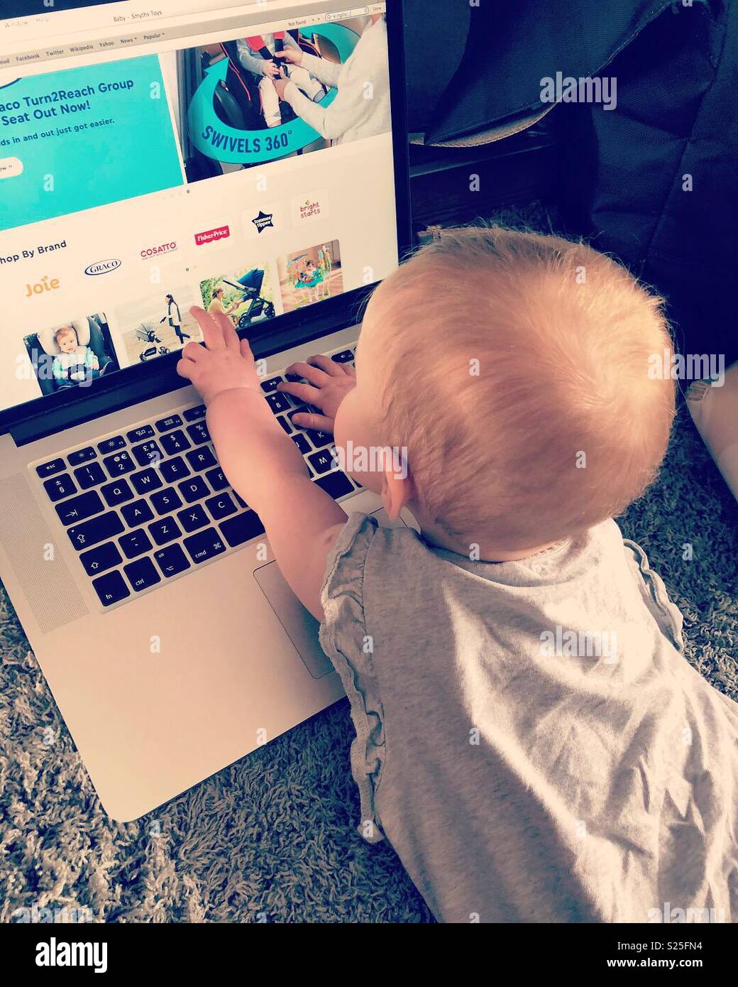 Touch screen generation Stock Photo - Alamy