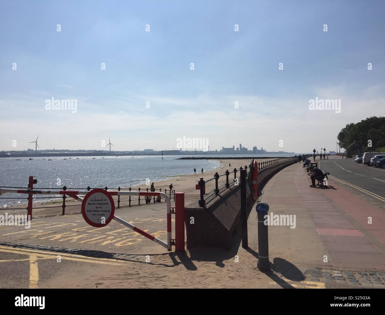 Liverpool new brighton skyline hi-res stock photography and images - Alamy