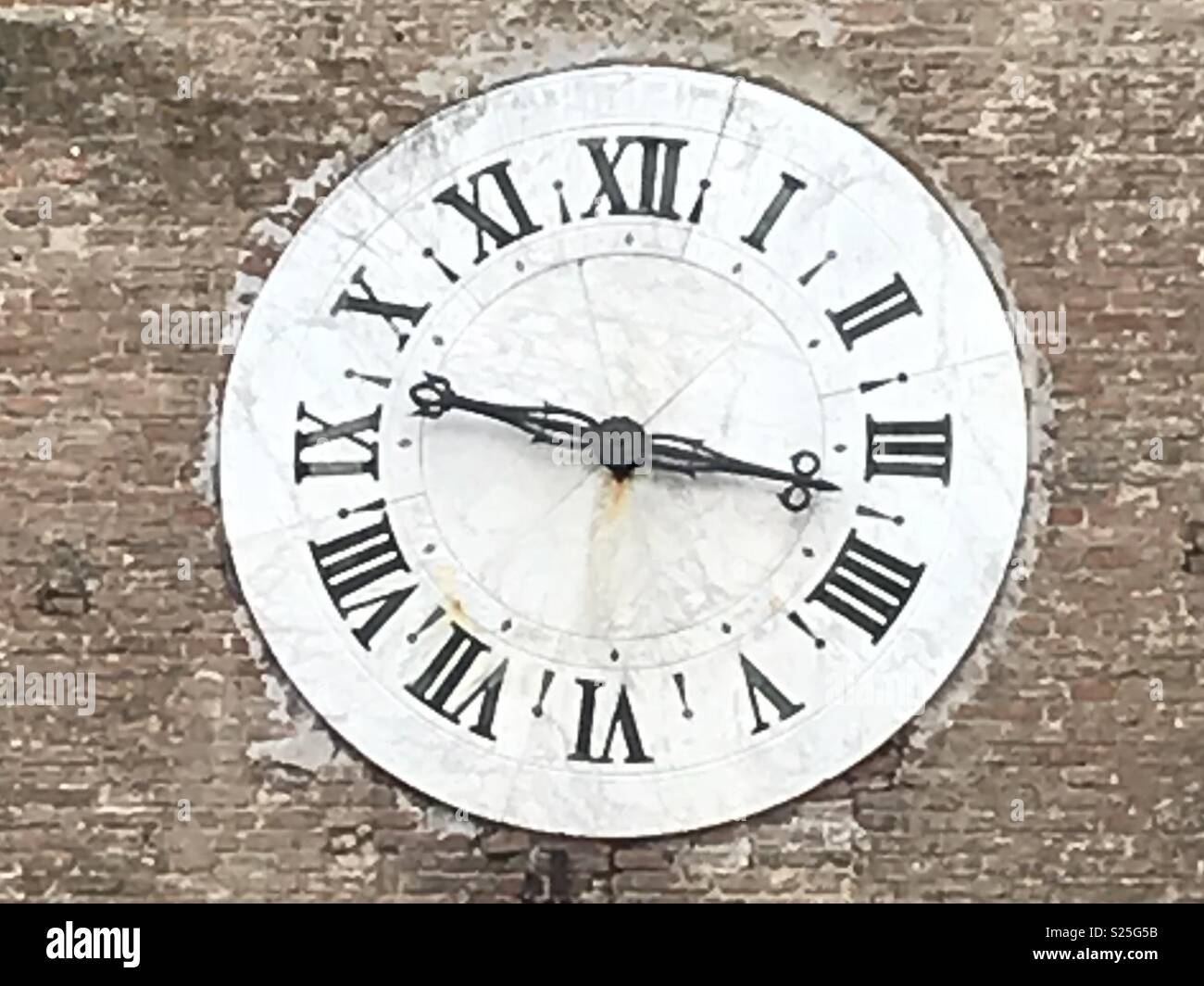 Clock in Siena, Italy Stock Photo - Alamy