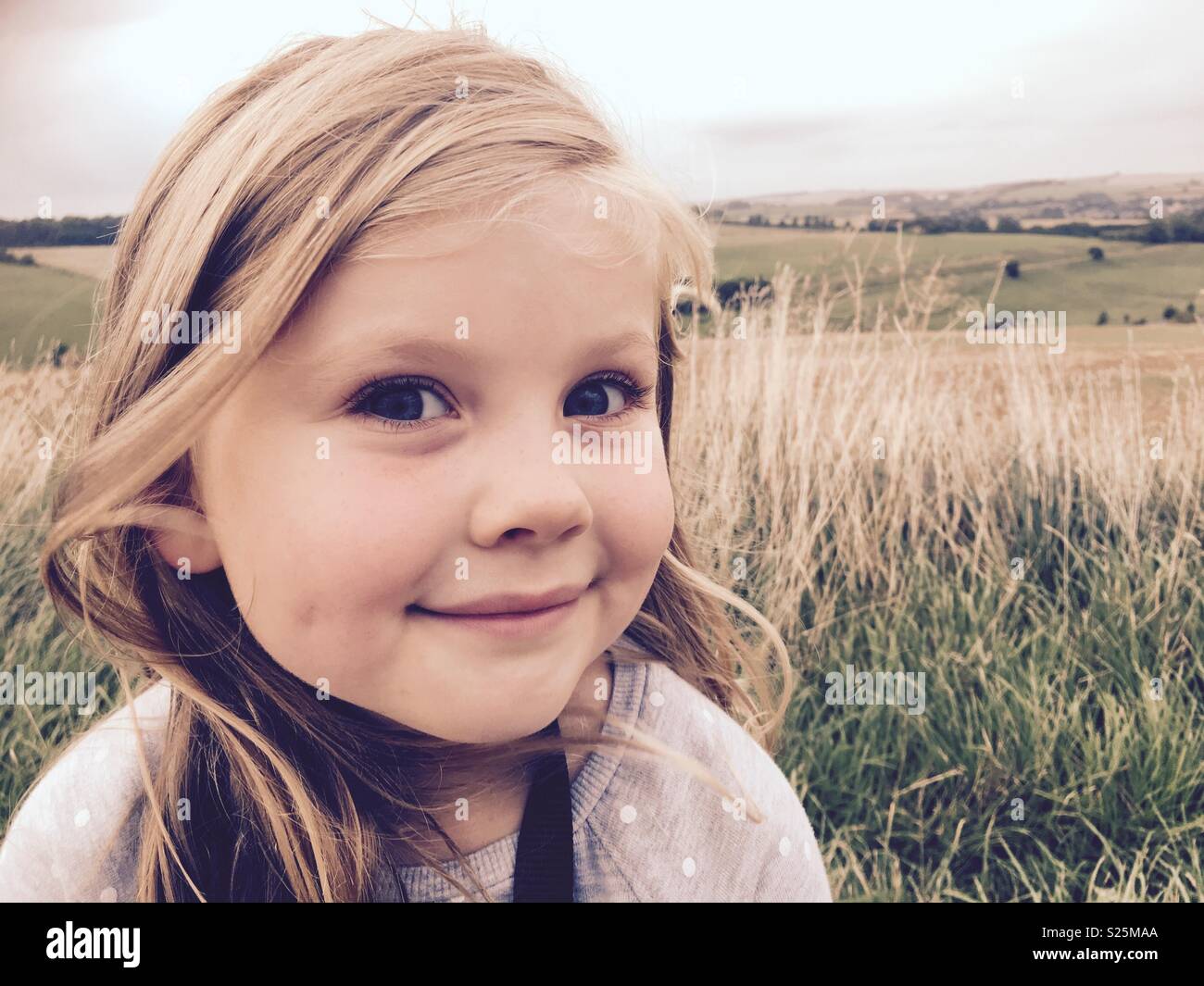 Girl with dimples hi-res stock photography and images - Alamy