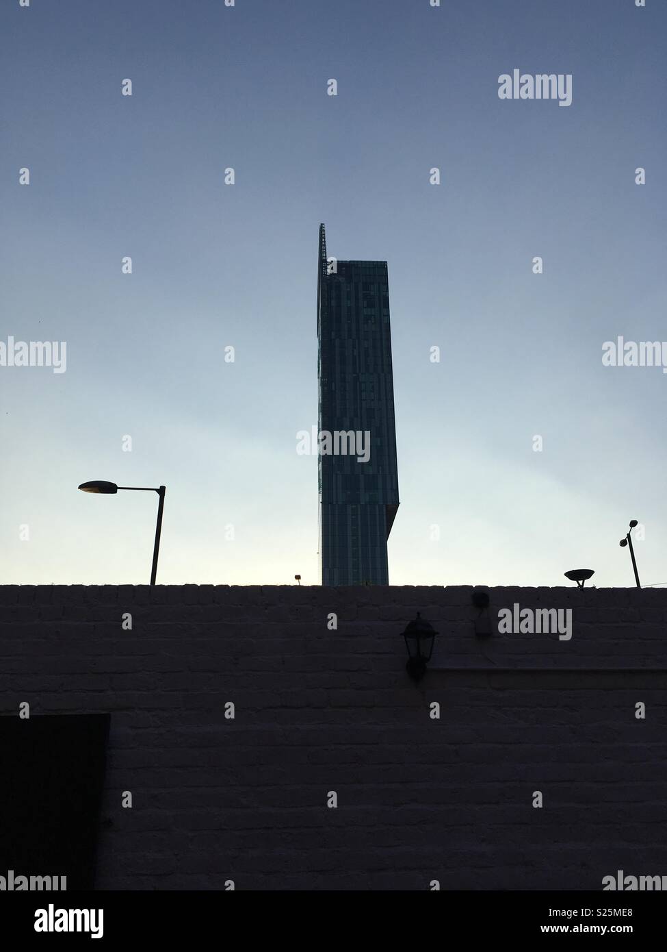 Beetham tower late afternoon Stock Photo - Alamy
