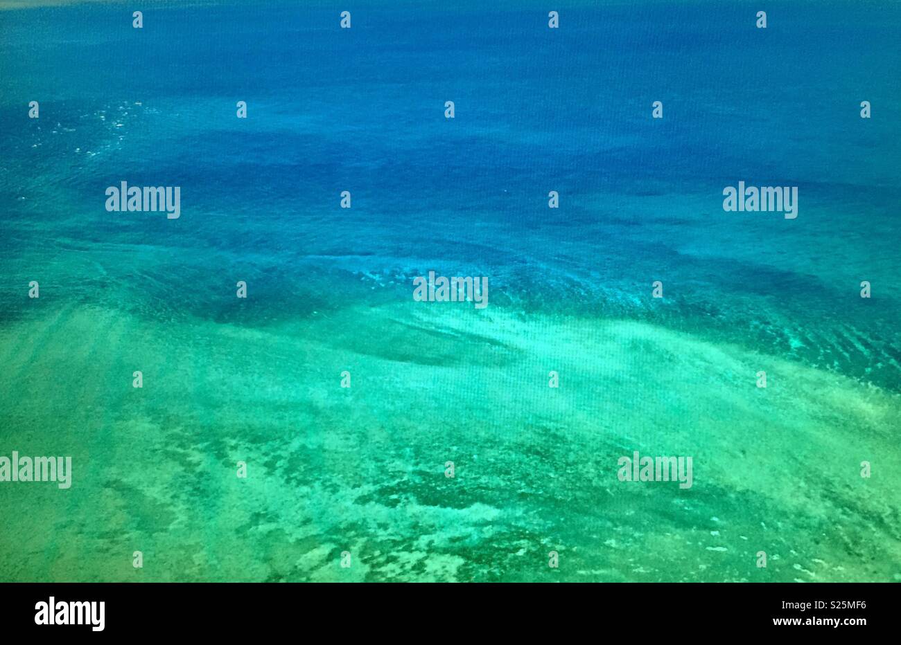 View of Gladstone , Queensland, Australia, from the air en route to the ...