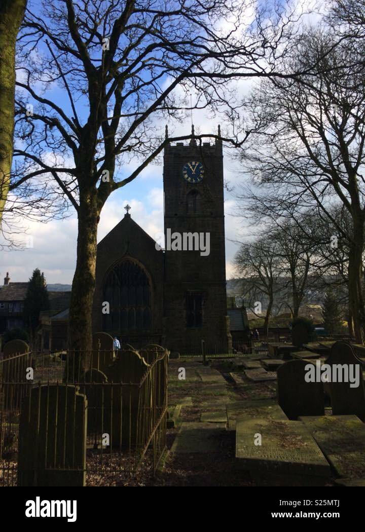 Bronte parsonage church hi-res stock photography and images - Alamy