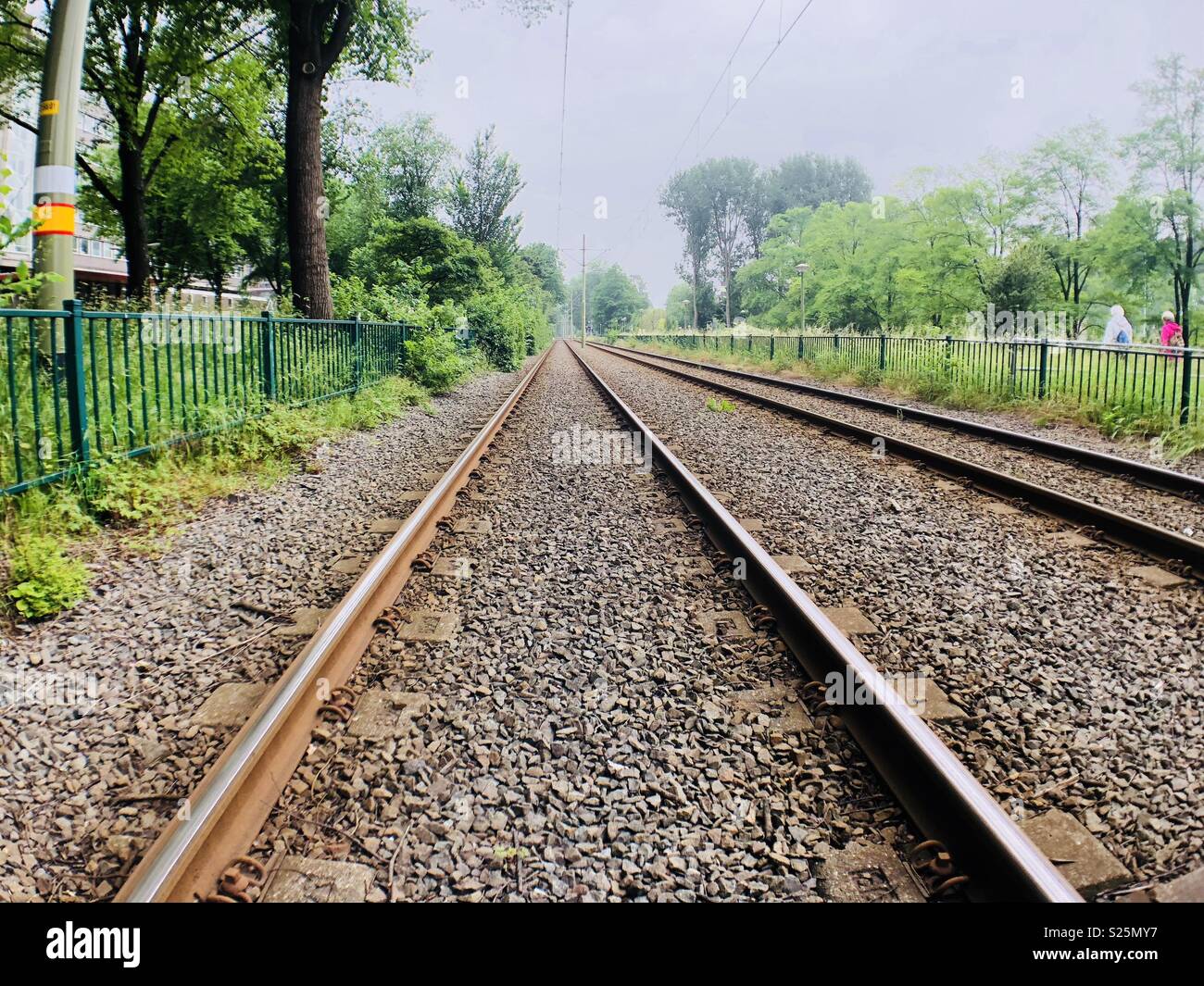 Parallel lines of track hi-res stock photography and images - Alamy