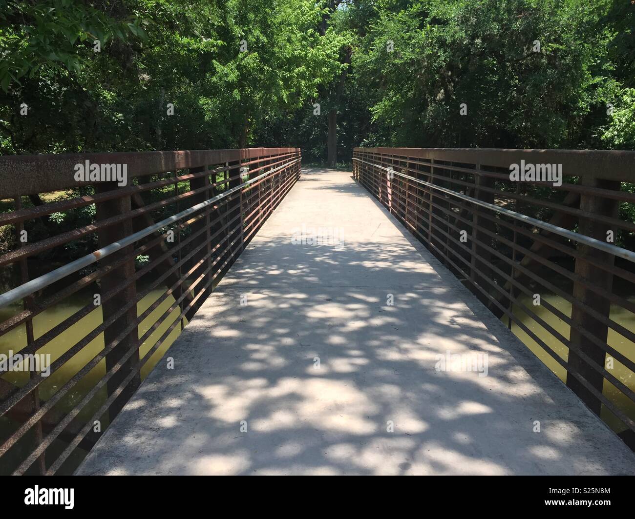 Crossing the bridge Stock Photo - Alamy