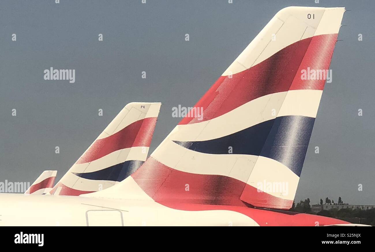 British airways flag hi-res stock photography and images - Alamy