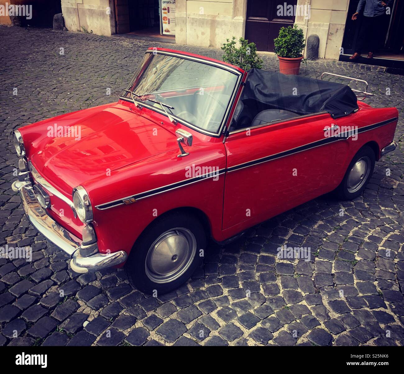 Little red car Stock Photo - Alamy