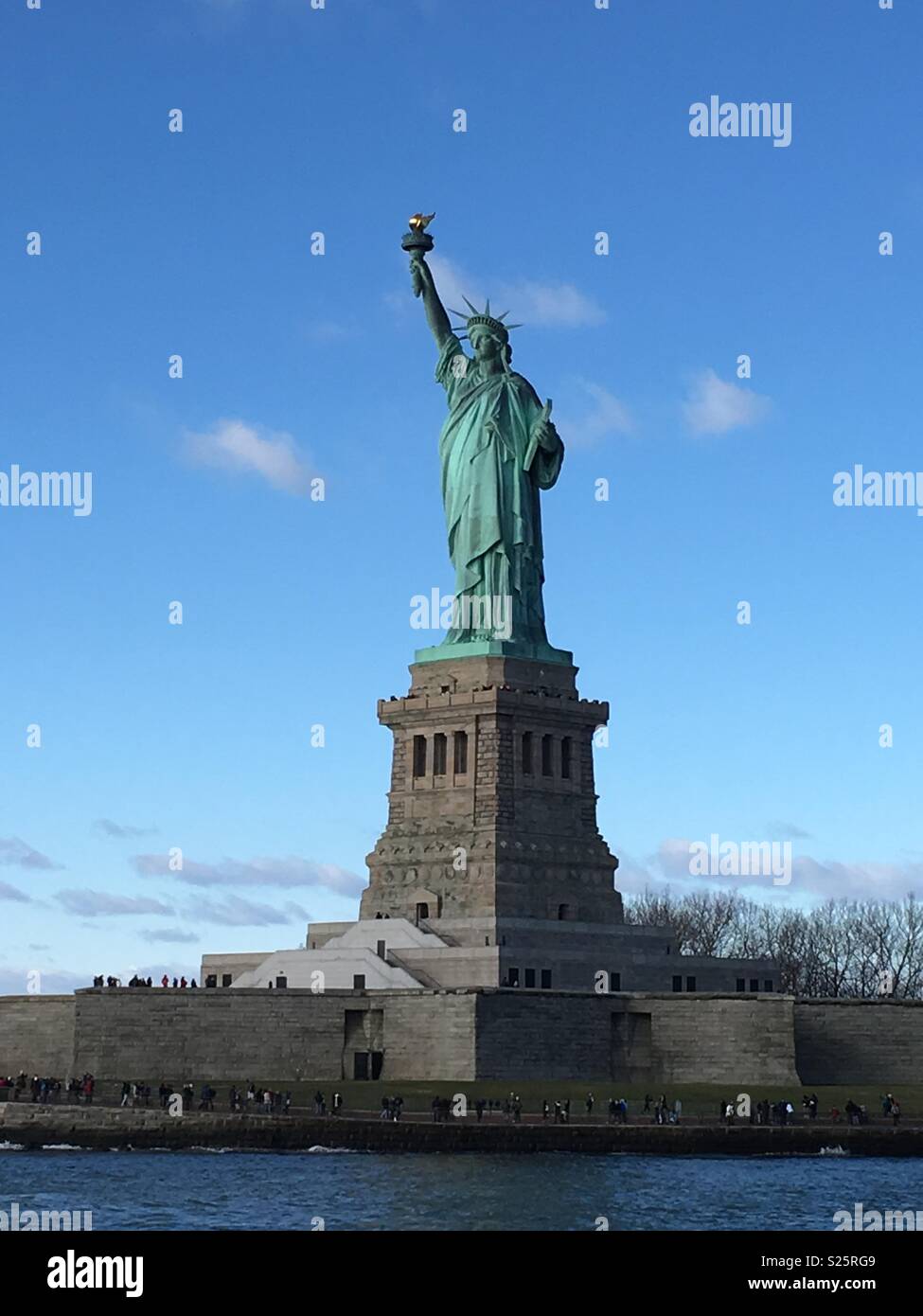 Statue of Liberty December Stock Photo - Alamy