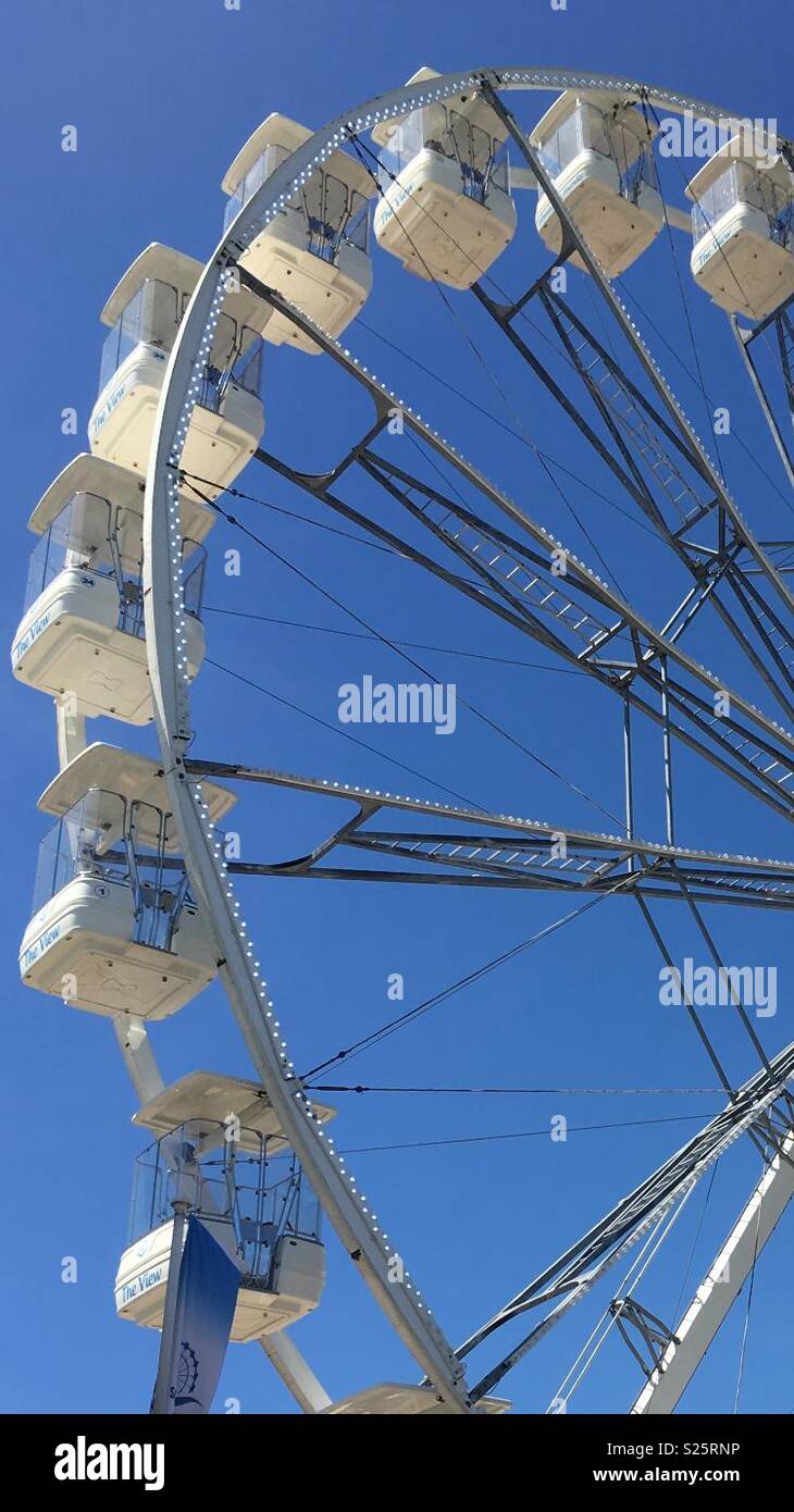 Ferris wheel at Southsea funfair Stock Photo - Alamy