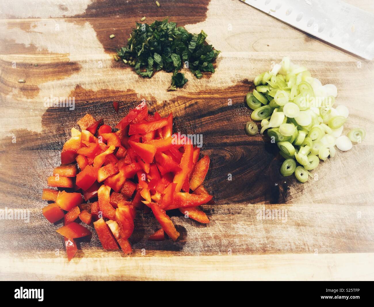 Chopped Capsicum And Onion High Resolution Stock Photography and Images ...