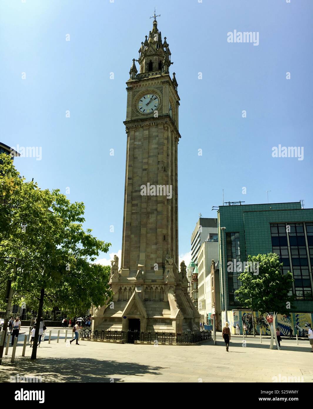 Tower clock belfast hi-res stock photography and images - Alamy